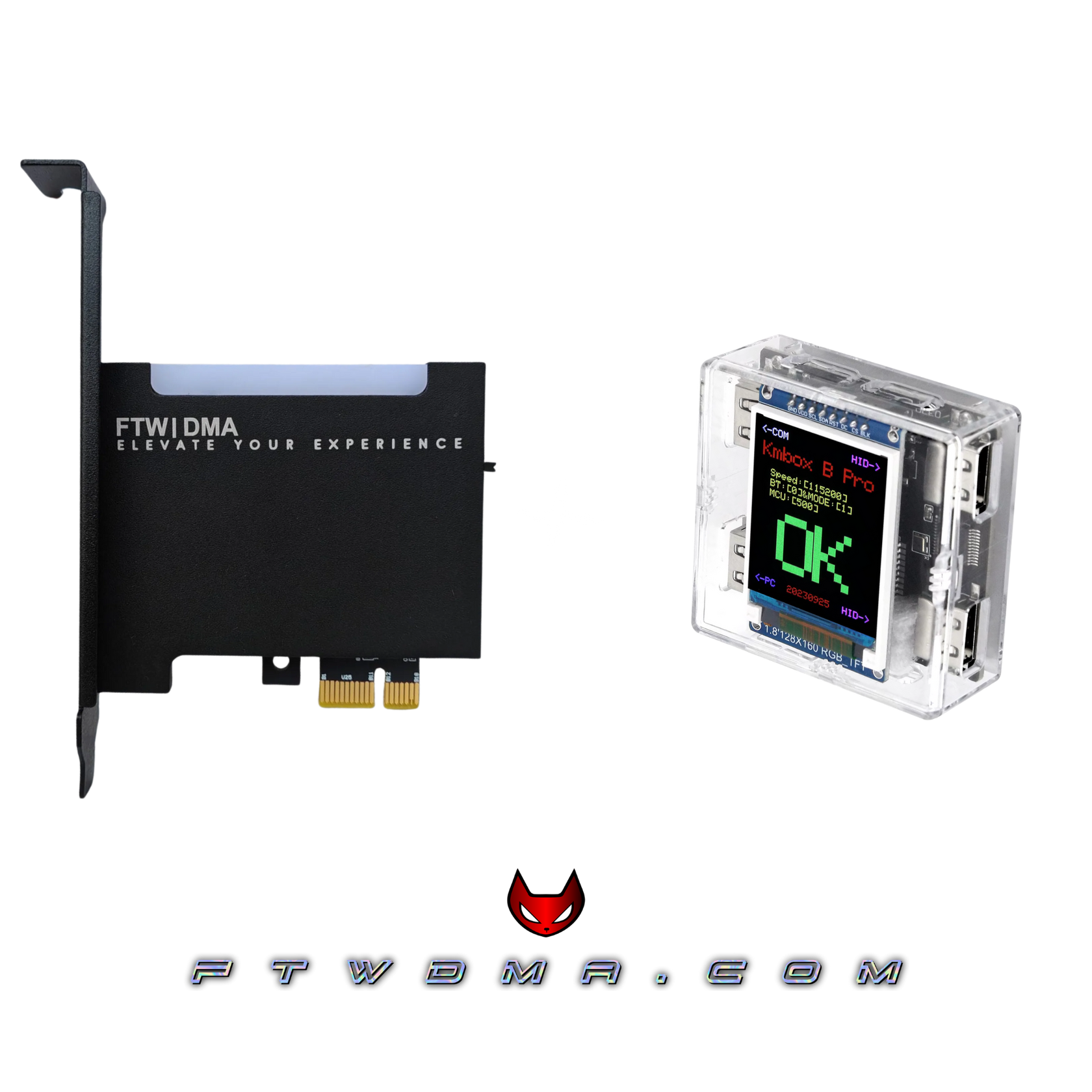 DMA Starter Bundle – PCIe DMA Card with Makcu or KM Box Input Device ...